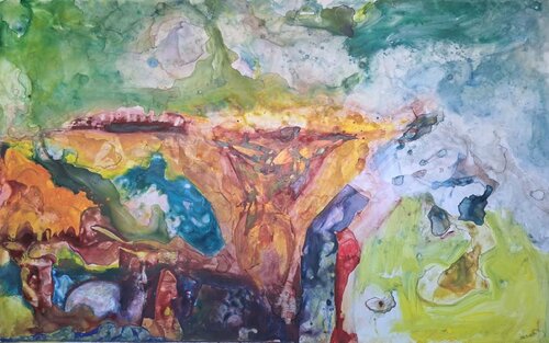 Memento mori by Leszek Nowak (2024) : Painting Acrylic, Tempera on ...