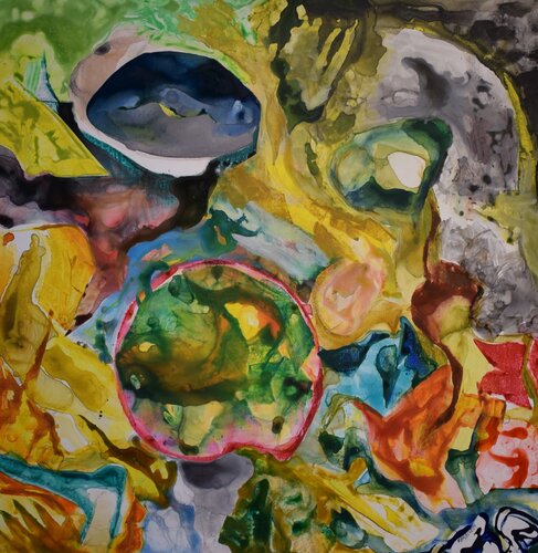 In the garden, before dark de Leszek Nowak (2024): Pintura Acrílico ...