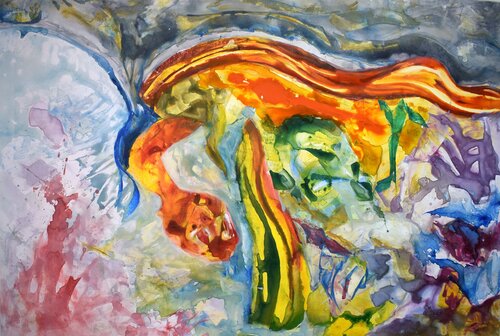 On the other side I de Leszek Nowak (2025): Pintura Acrílico, Tempera ...