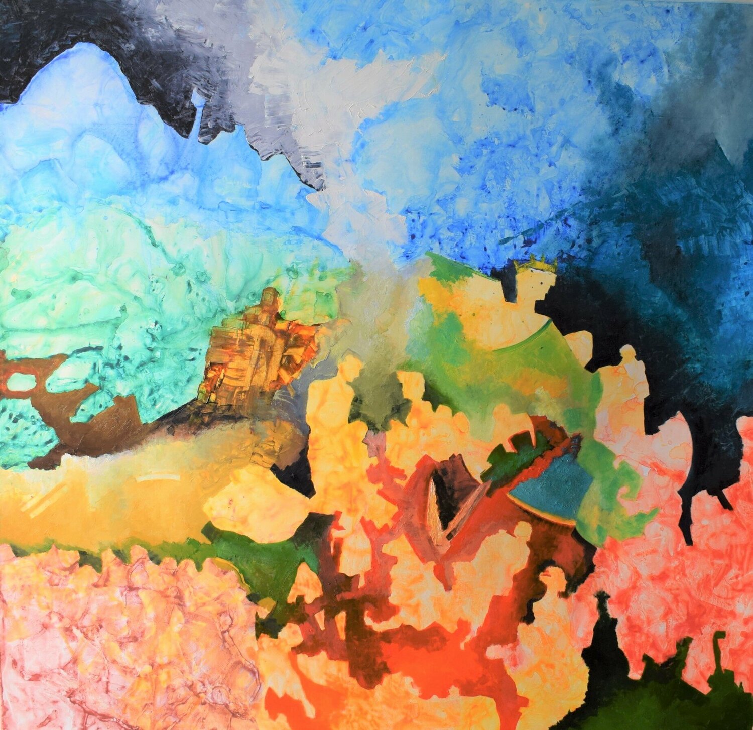 Zur Flucht verdammt di Leszek Nowak (2021): Pittura a Olio su Tela ...