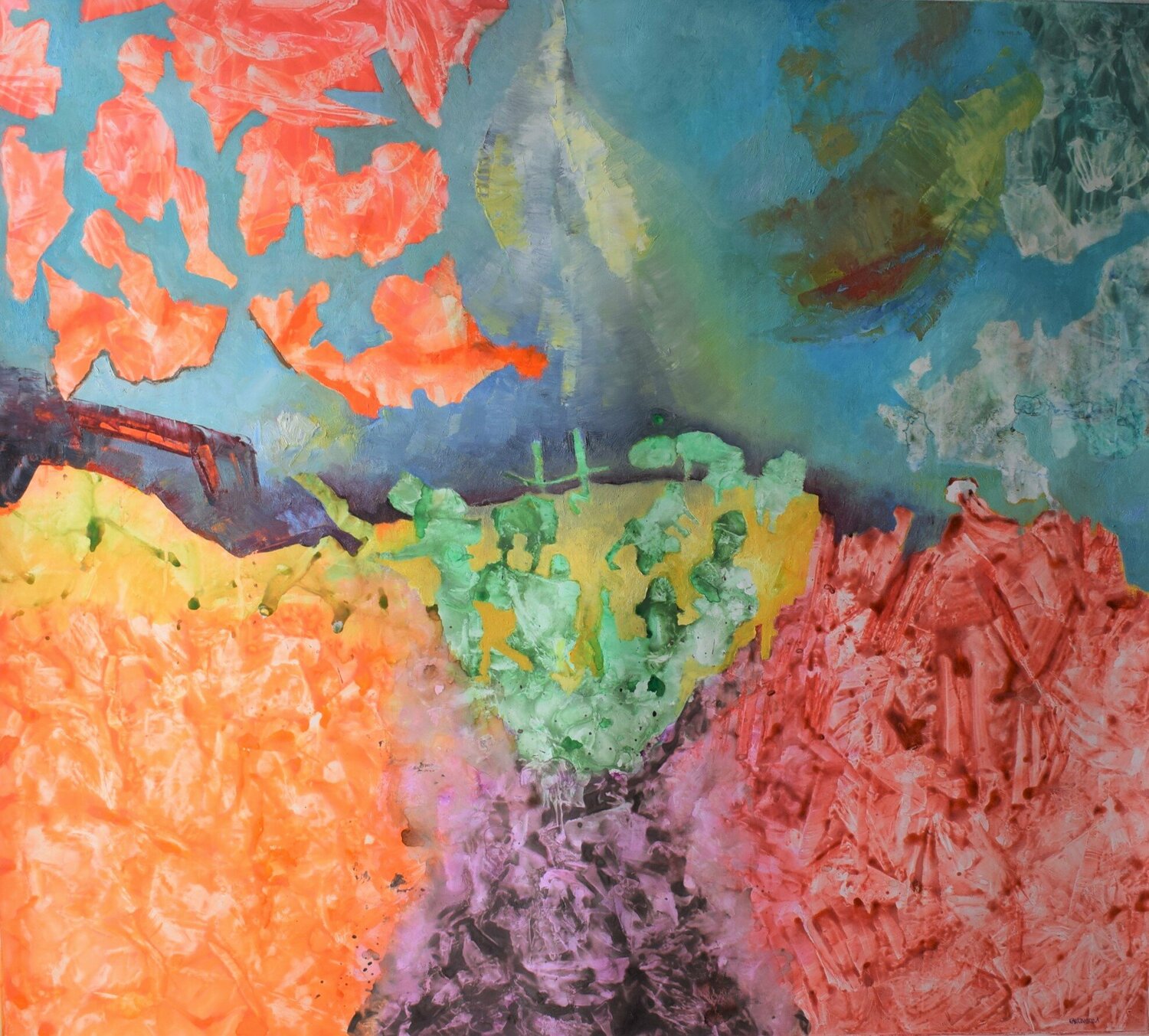 Flüchtige Momente III di Leszek Nowak (2021): Pittura a Olio su Tela ...