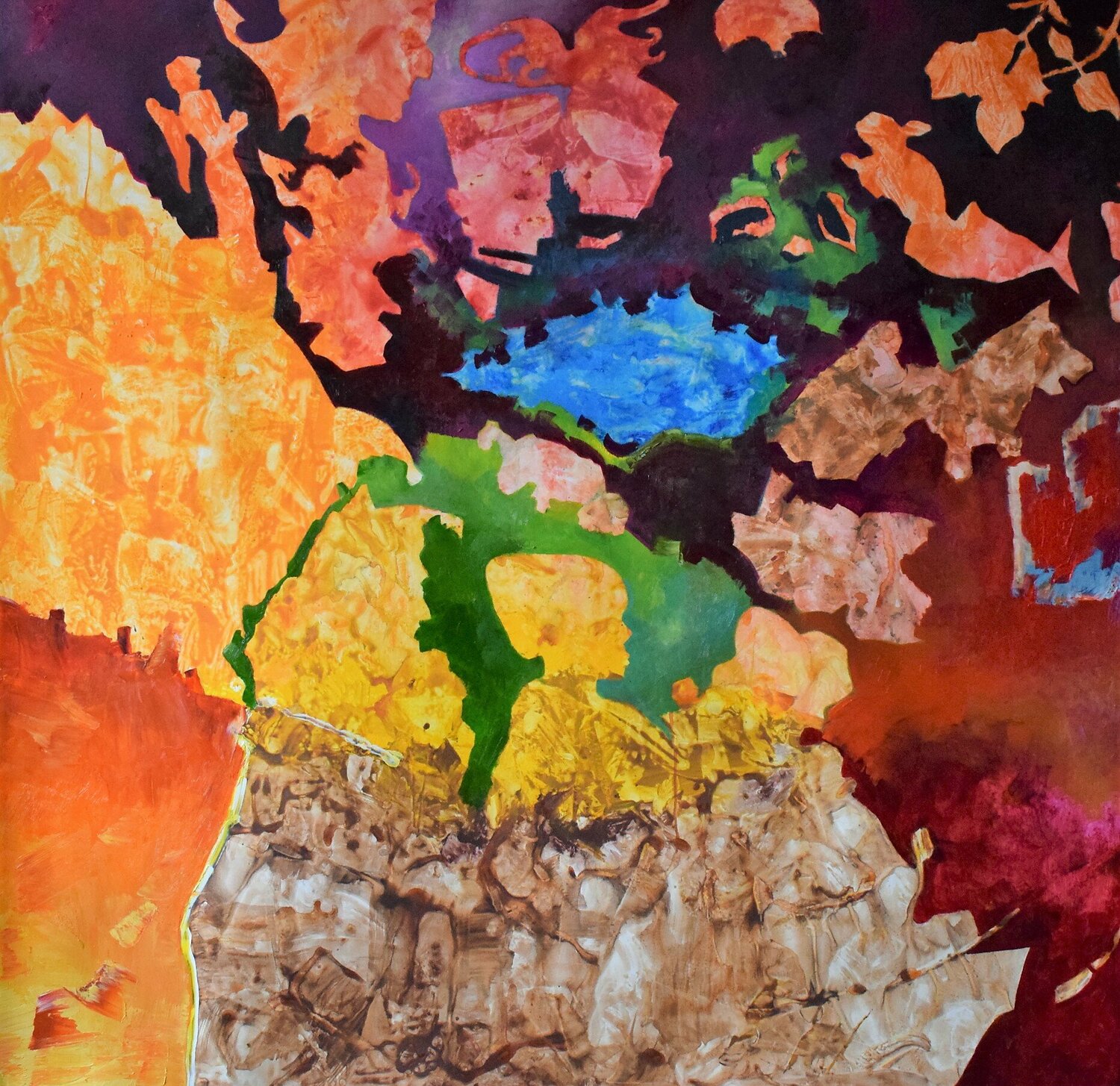 Golden Boy von Leszek Nowak (2021): Malerei Öl auf Leinwand - SINGULART