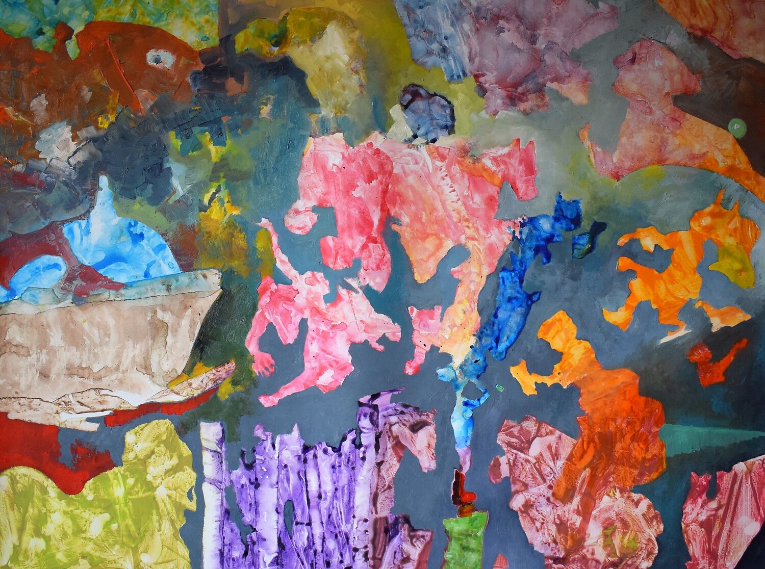 Ausflug in die Vergangenheit I von Leszek Nowak (2022): Malerei Öl auf ...