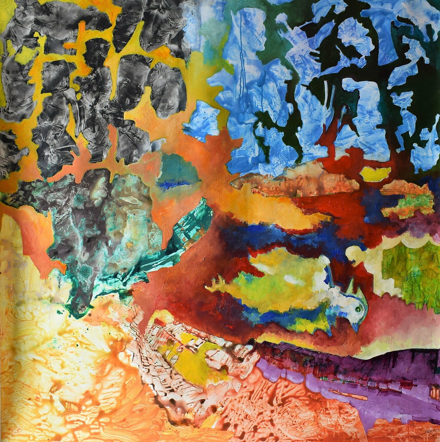 Menschliche Abgründe di Leszek Nowak (2022): Pittura a Olio su Tela ...