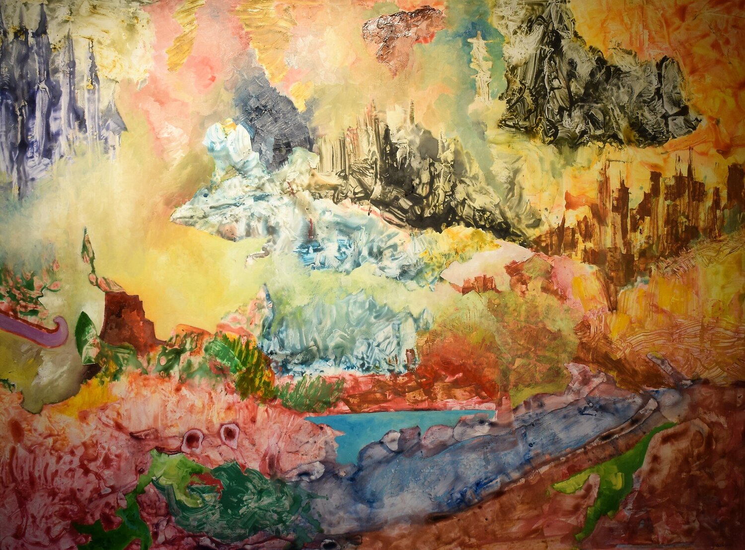 Magische Orte I by Leszek Nowak (2022) : Painting Oil on Canvas - Singulart