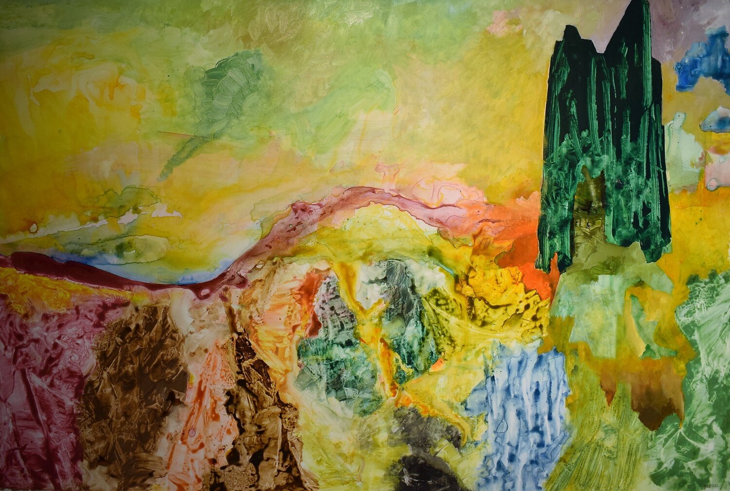 Der Eingang by Leszek Nowak (2022) : Painting Oil on Canvas - Singulart