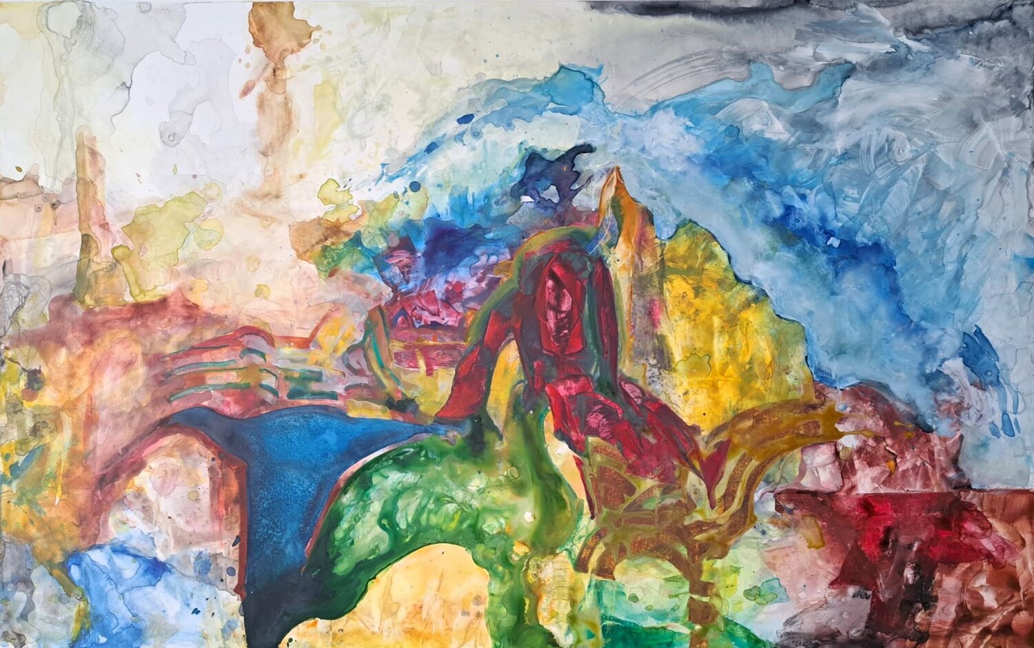 Verbotene Insel von Leszek Nowak (2023): Malerei Öl auf Leinwand ...