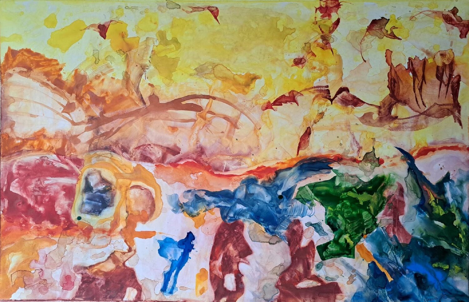 A promised land by Leszek Nowak (2023) : Painting Oil on Canvas - Singulart