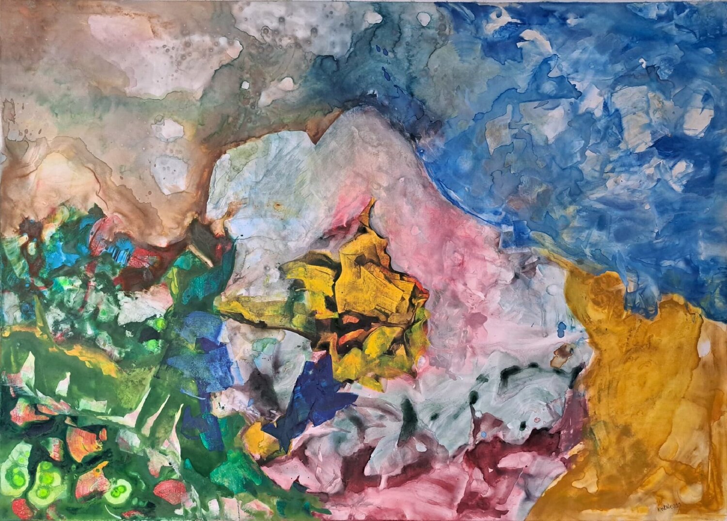 The shepherd's farewell by Leszek Nowak (2023) : Painting Oil on Canvas ...