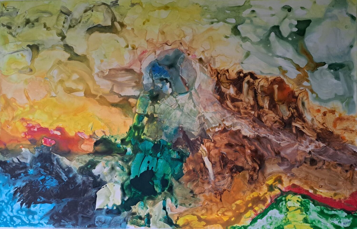 Highlights von Leszek Nowak (2024): Malerei Acryl, Tempera auf Leinwand ...