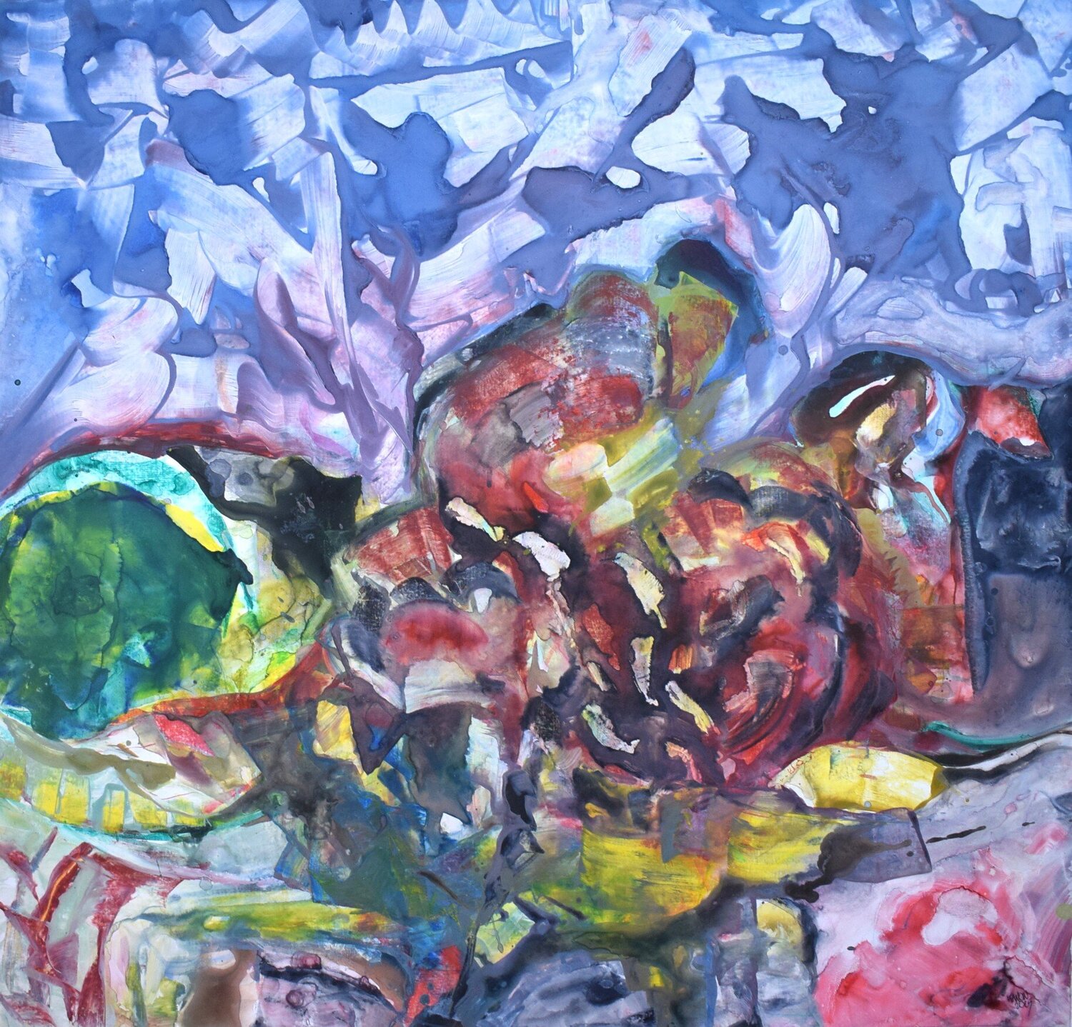 Rampage de Leszek Nowak (2025): Pintura Acrílico, Tempera en Lienzo ...