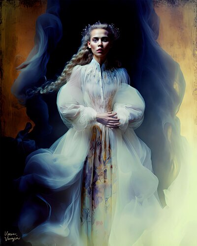 Goddess of Holy Water by Vava Venezia Dellert (2023) : Digital Digital ...