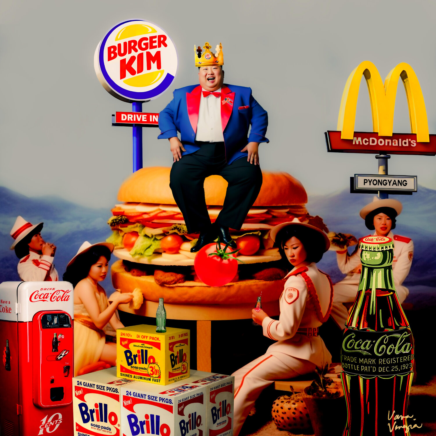 KIM LOVES BURGERS The Official North Korean story told in Schools tells ...