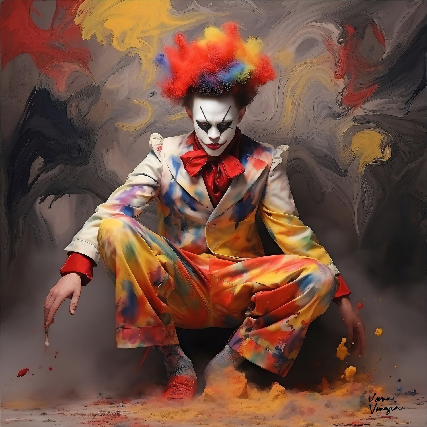 Artist Clown by Vava Venezia Dellert (2023) : Photography Digital on ...