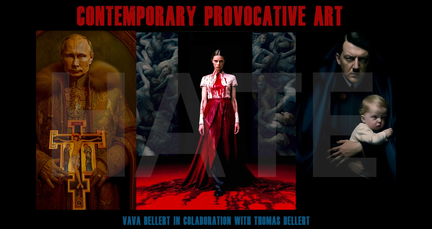 BANNER for the Internationell Art Magazine LENS August Issue 2023 de Vava Venezia Dellert (2023 ...