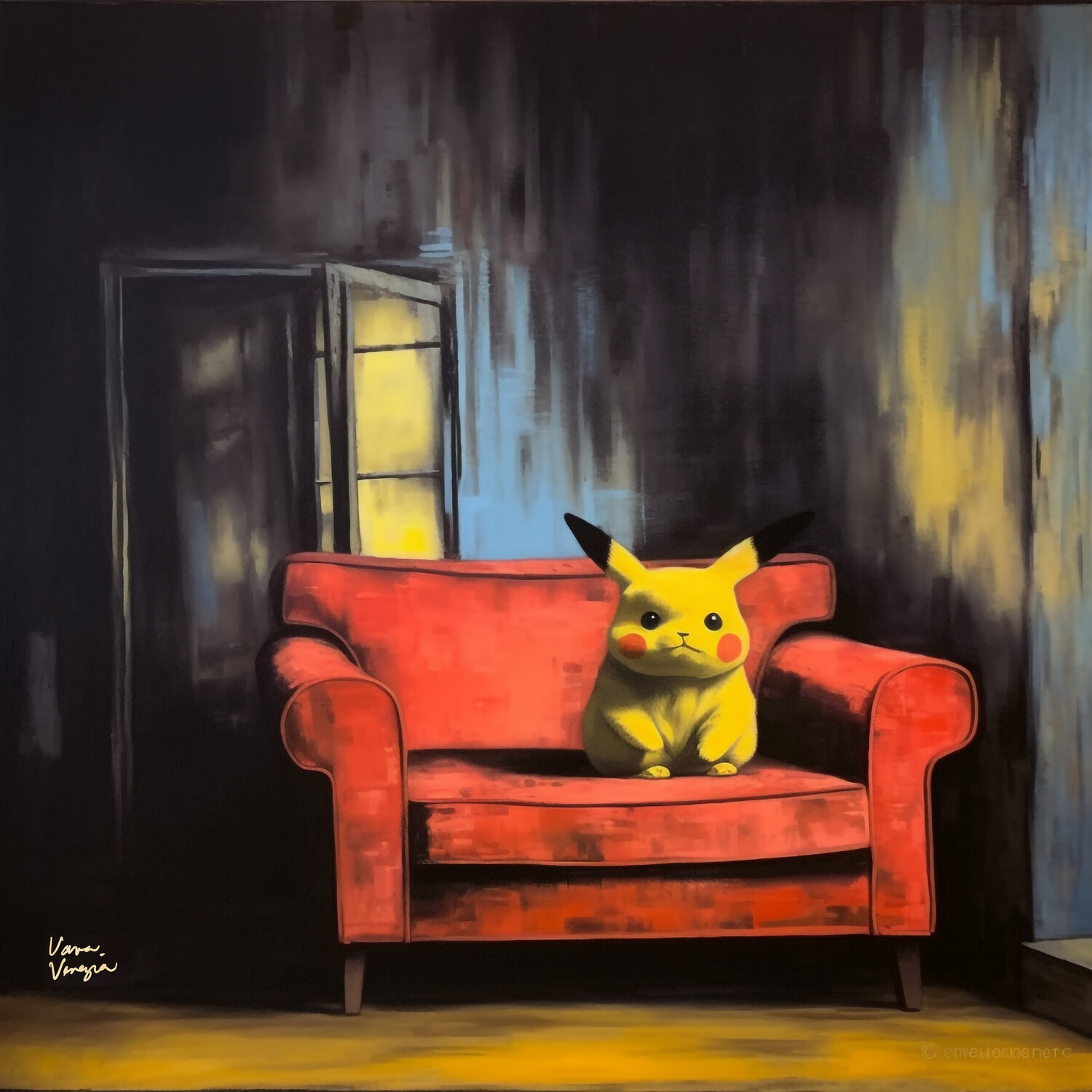 Pokemon home Alone by Vava Venezia Dellert (2023) : Print Giclée print ...