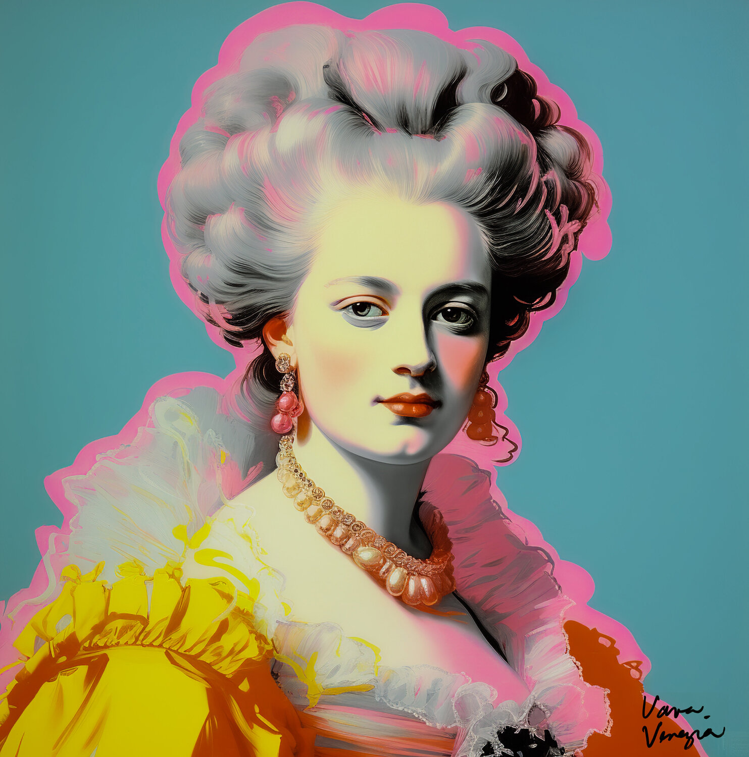 French Queen Marie Antoinette 3 by Vava Venezia Dellert (2023) : Print ...