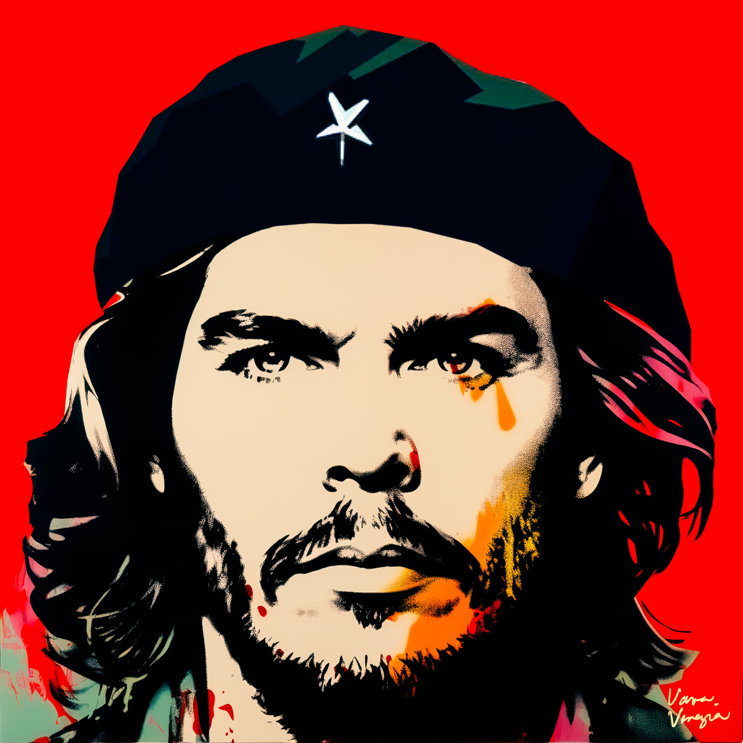 Comandante Che Guevara de Vava Venezia Dellert (2023) : Édition Giclée sur Papier - Singulart