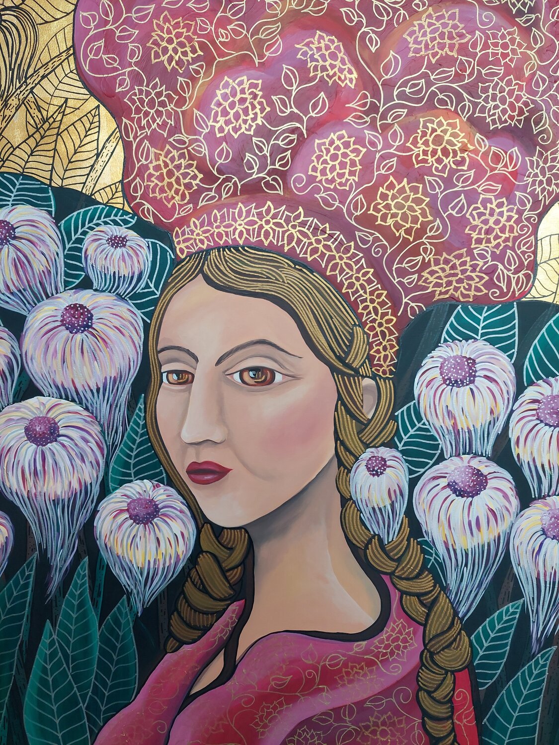 Libuse The Czech Queen by Katerina Bohac (2019) : Painting Acrylic on ...