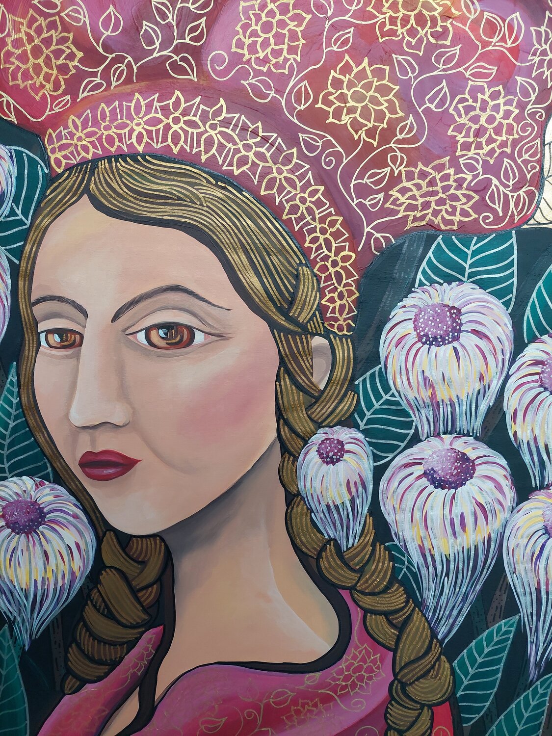 Libuse The Czech Queen by Katerina Bohac (2019) : Painting Acrylic on ...