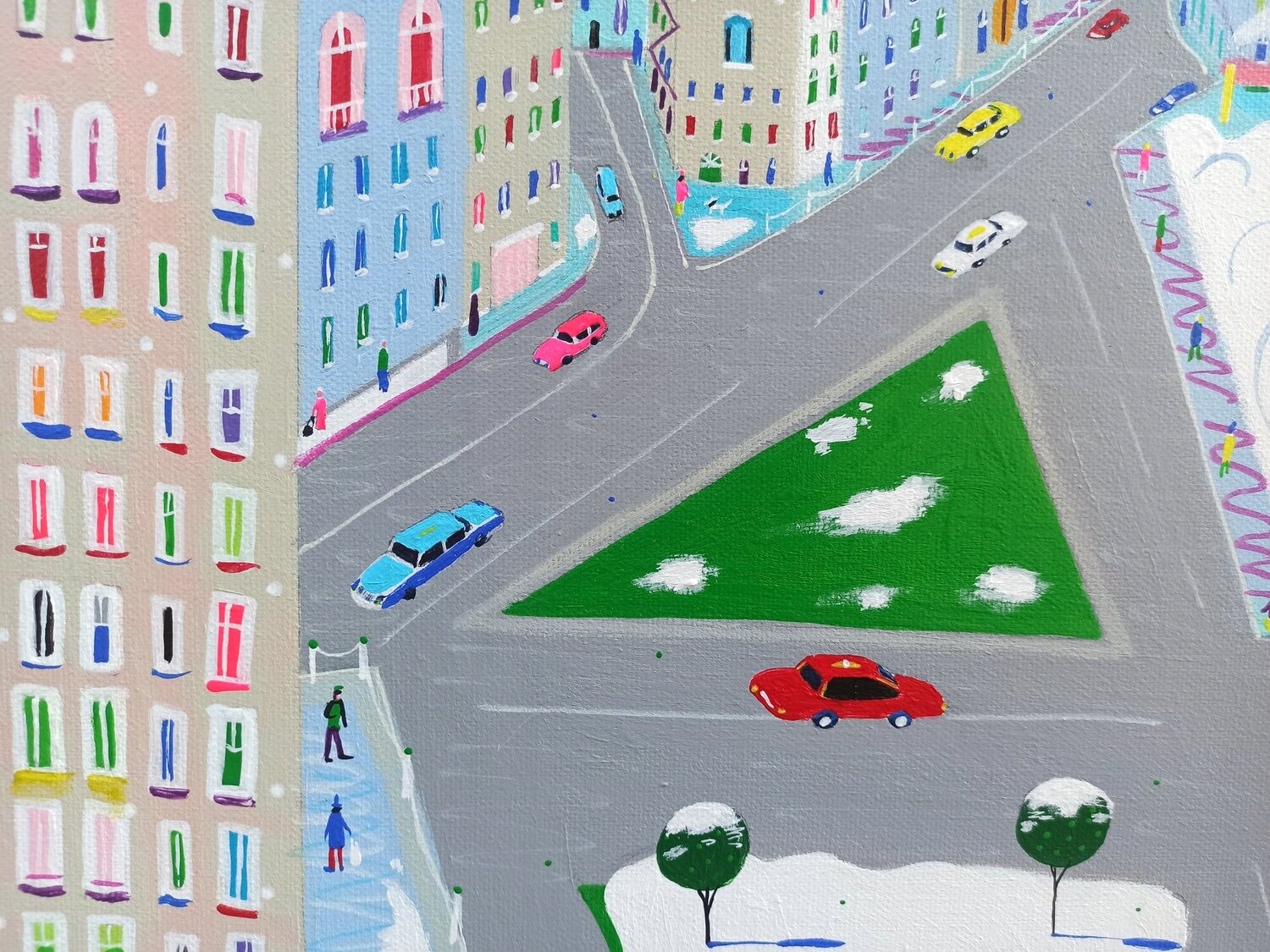 Dancing Where The Snow Can See by Katrina Avotina (2026) : Painting ...