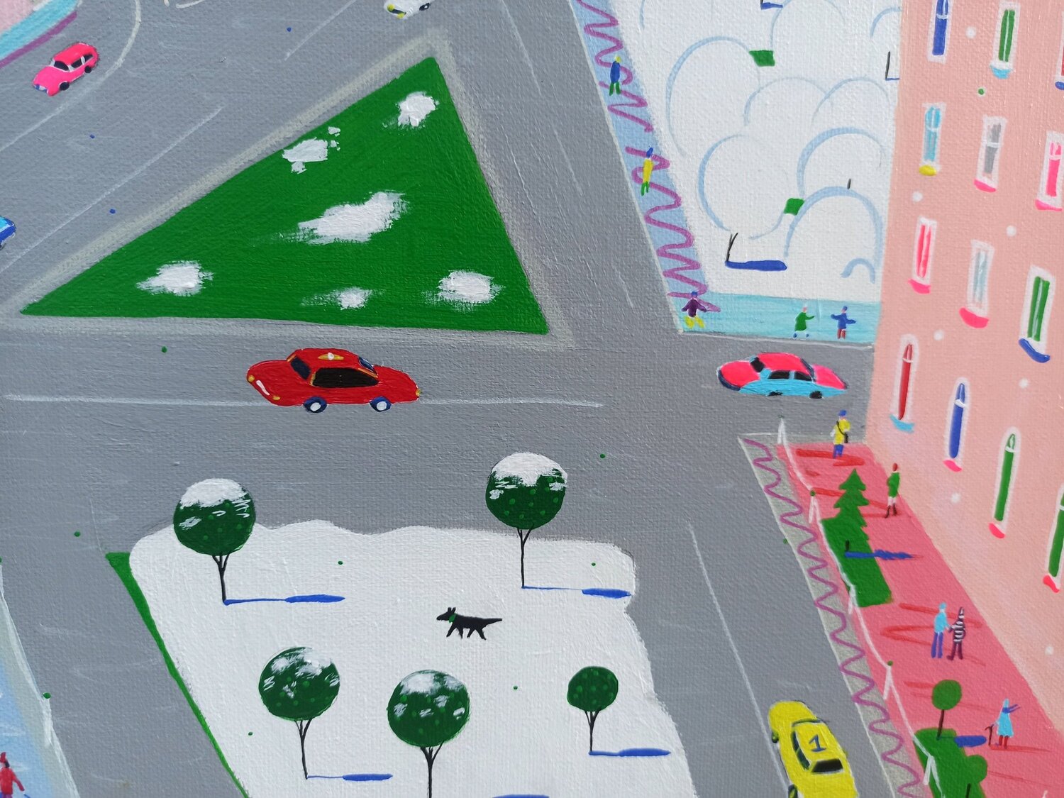 Dancing Where The Snow Can See by Katrina Avotina (2026) : Painting ...