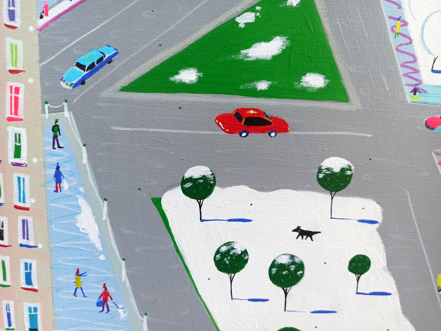 Dancing Where The Snow Can See by Katrina Avotina (2026) : Painting ...