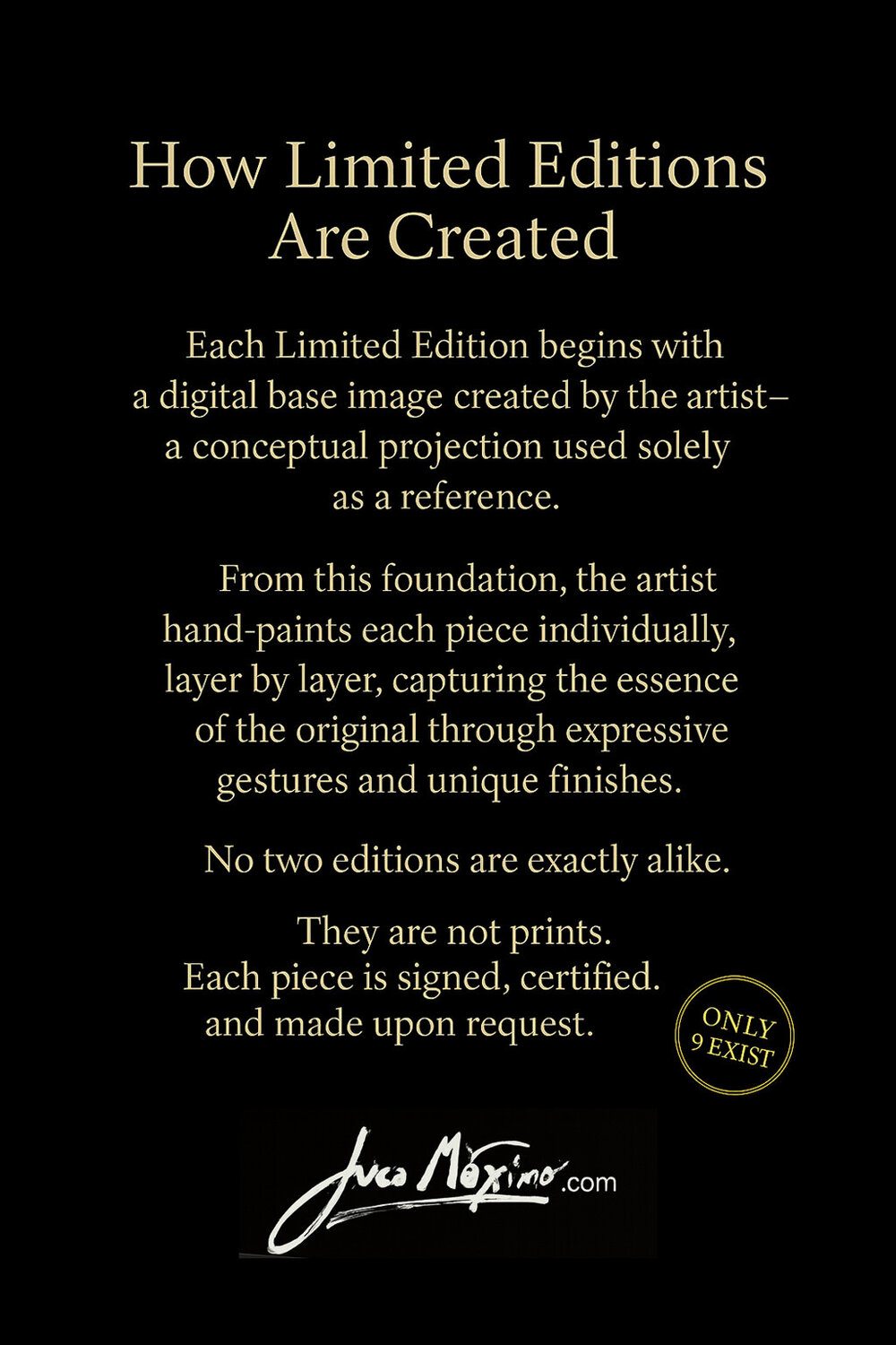 Traces IX - She hides to feel and feeling, she becomes – Limited ...