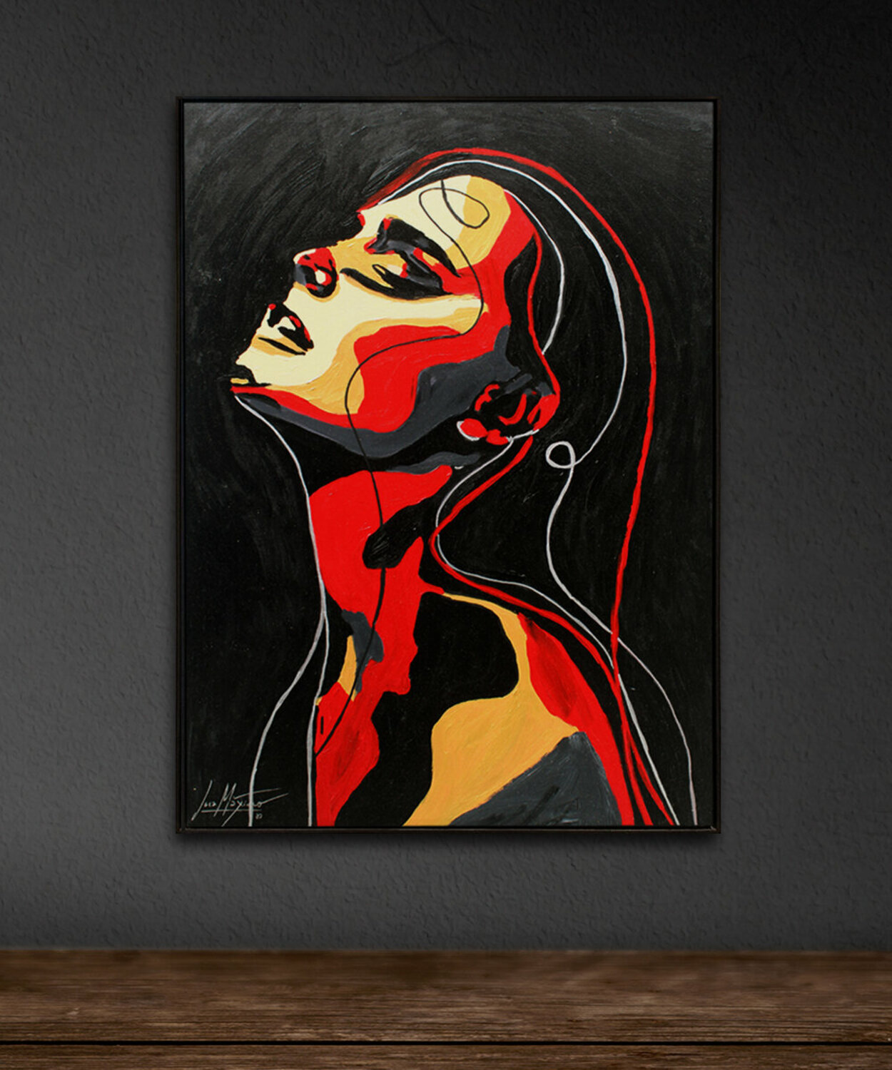 Intense III by Juca Maximo (2019) : Painting Acrylic, Pastel on Canvas ...