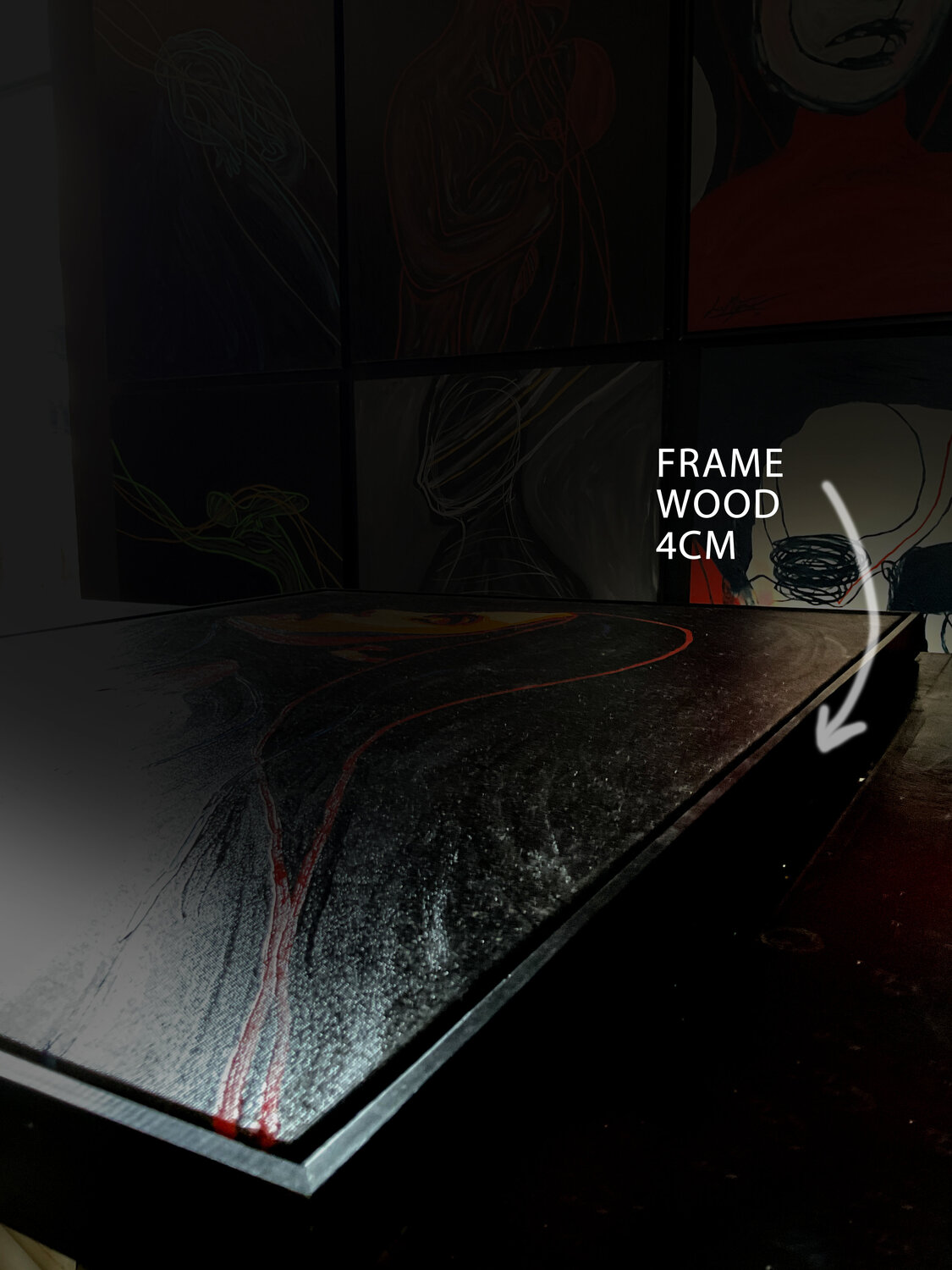 Intense III by Juca Maximo (2019) : Painting Acrylic, Pastel on Canvas ...