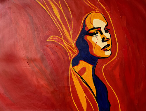 Intense III by Juca Maximo (2019) : Painting Acrylic, Pastel on Canvas ...