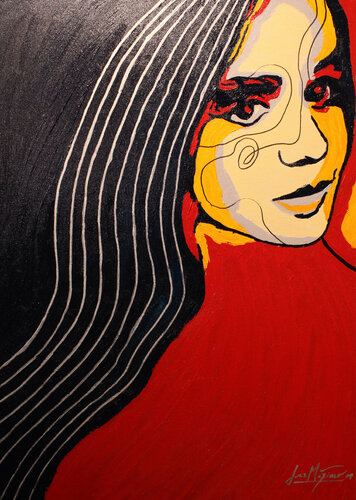 Portrait Colors Ana – The Gentle Flame (Original Series – Hand Painted ...