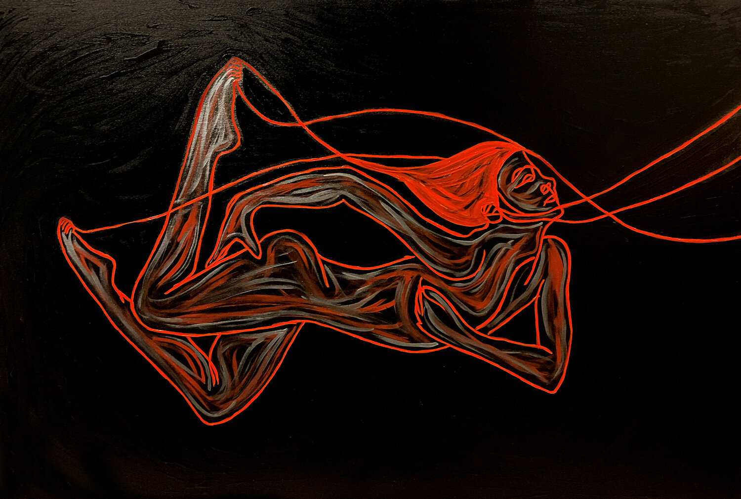 Energy VIII – The Pulse (Original Series – Hand Painted 1/3) by Juca ...