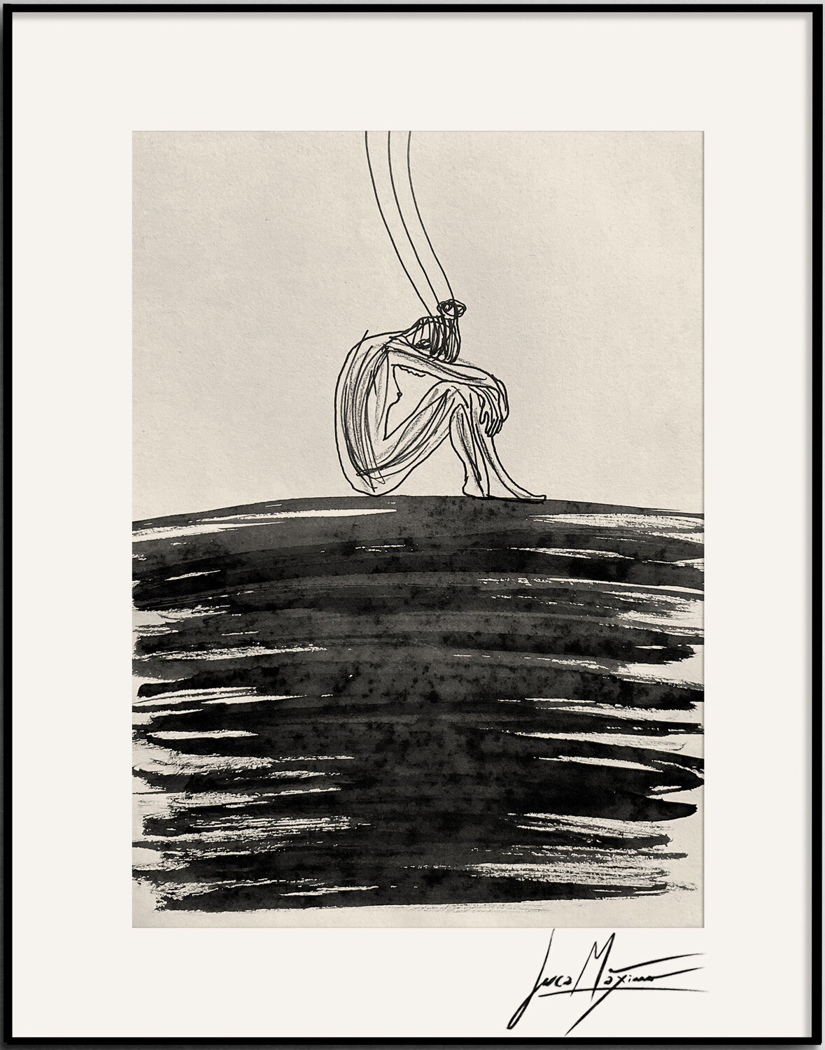 Sketch Energy n5 by Juca Maximo (2022) : Drawing Pencil, Charcoal on ...