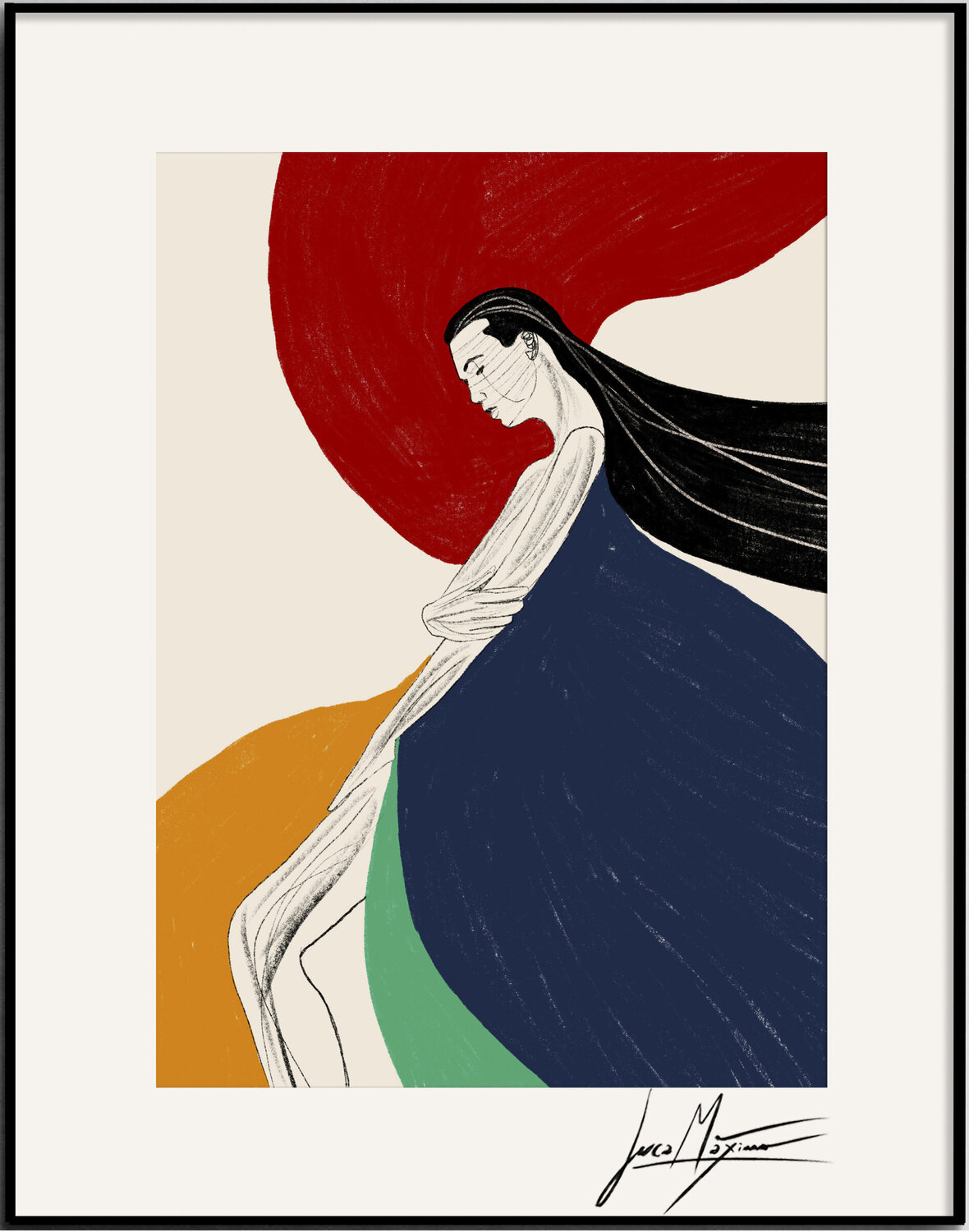 Feel III by Juca Maximo (2020) : Drawing Pencil, Charcoal on Paper ...