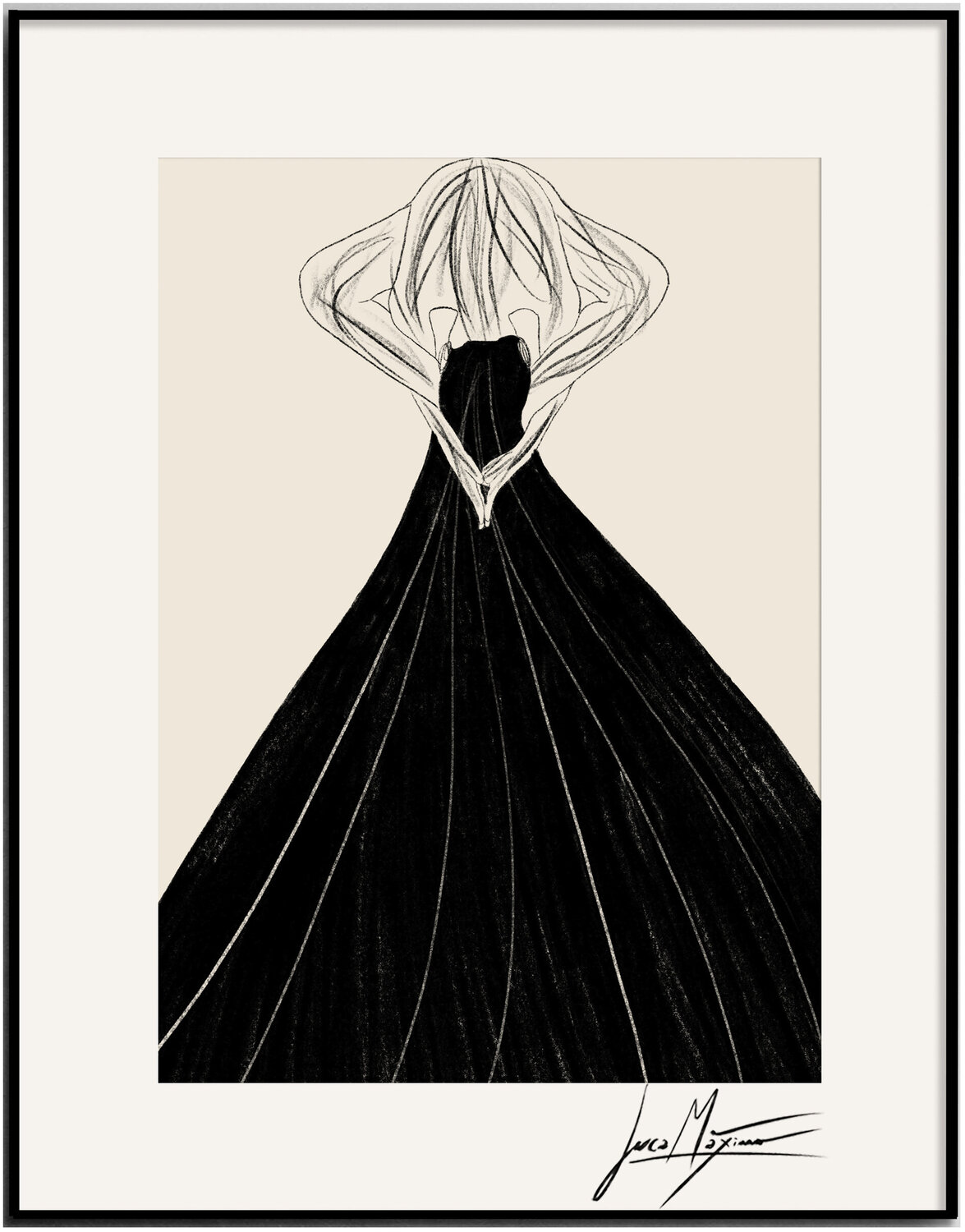 Sketch power series n5 by Juca Maximo (2022) : Drawing Pencil, Charcoal ...