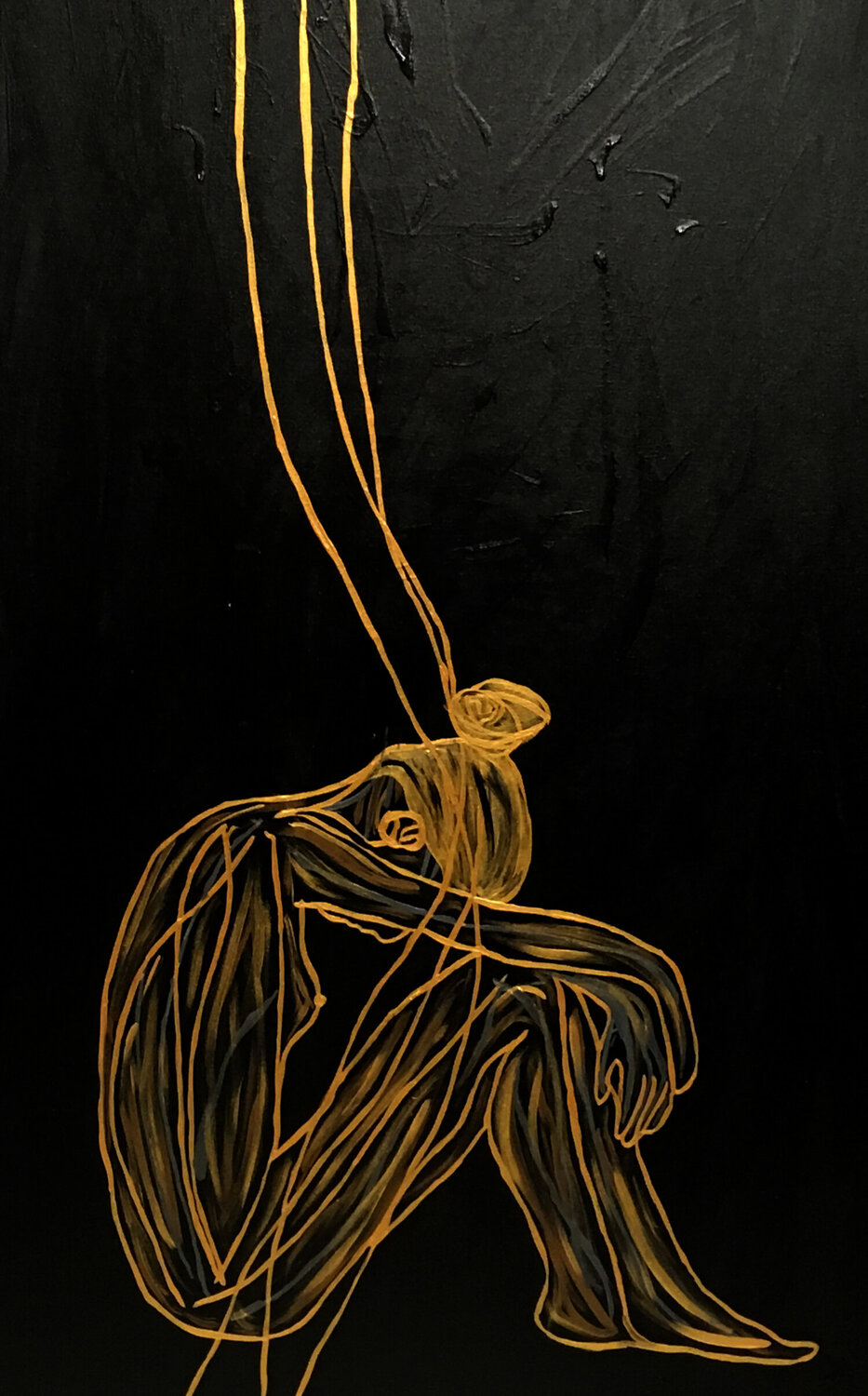 Energy XXXI – The Fold of Silence (Original Series – Hand Painted 1/3 ...