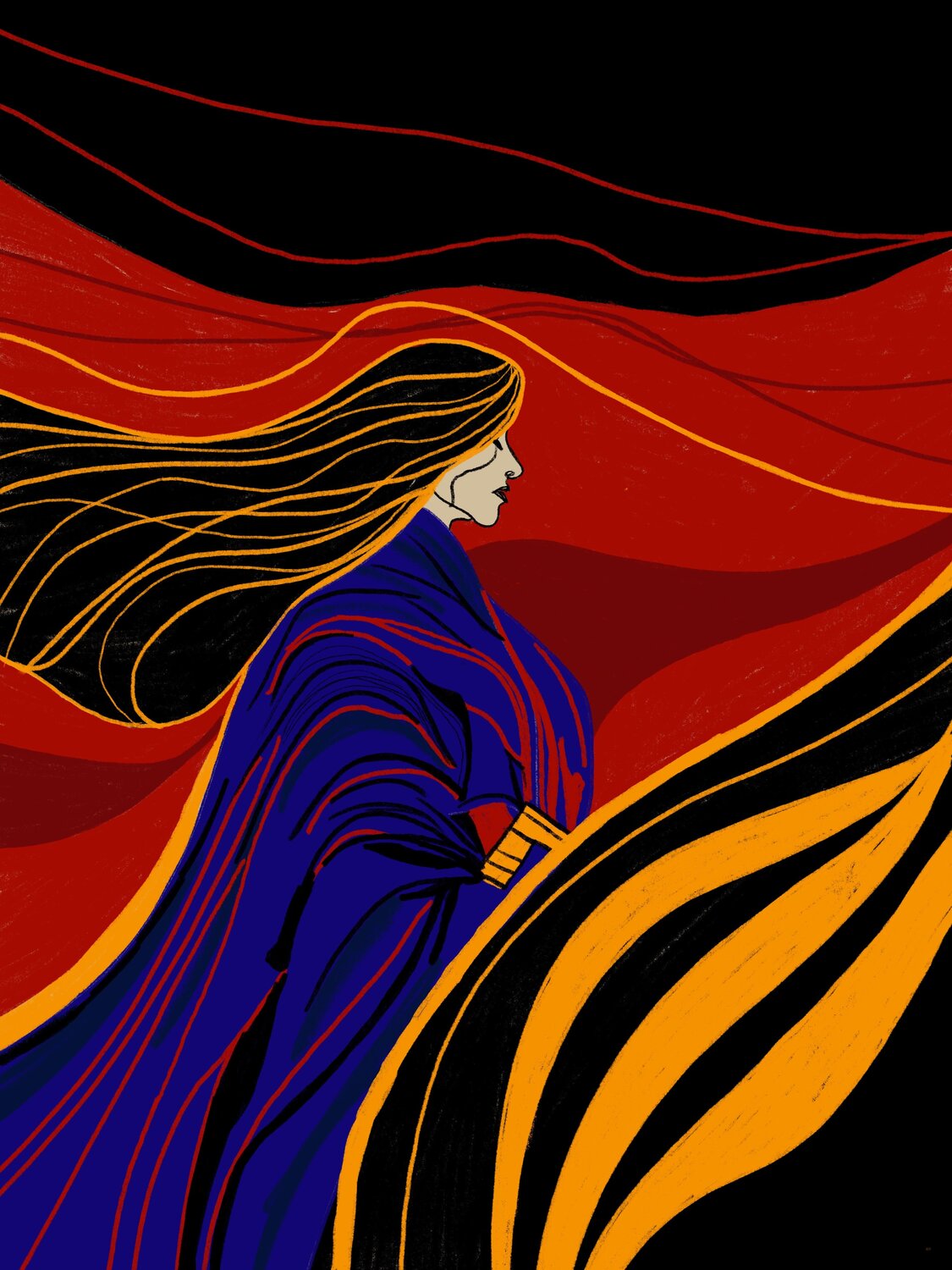 Skin That I Feel V by Juca Maximo (2024) : Painting Acrylic, Pencil on ...