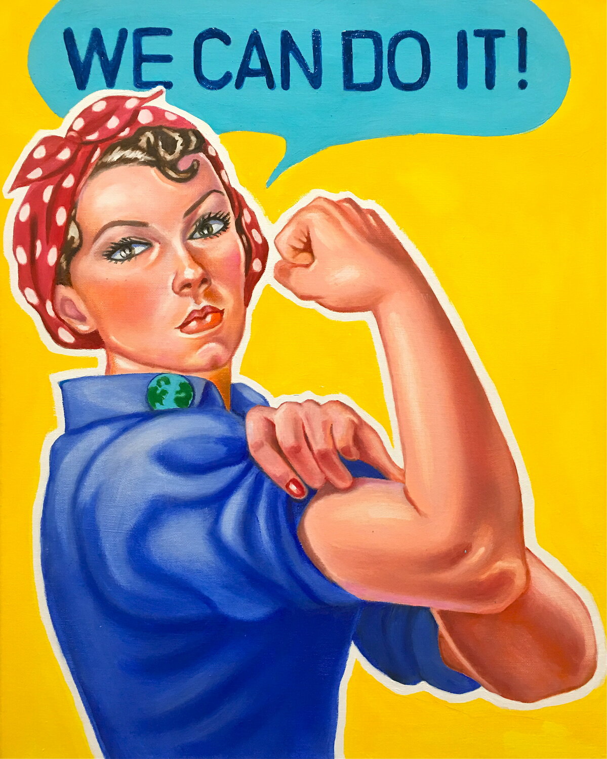 Rosie The Riveter Drawing