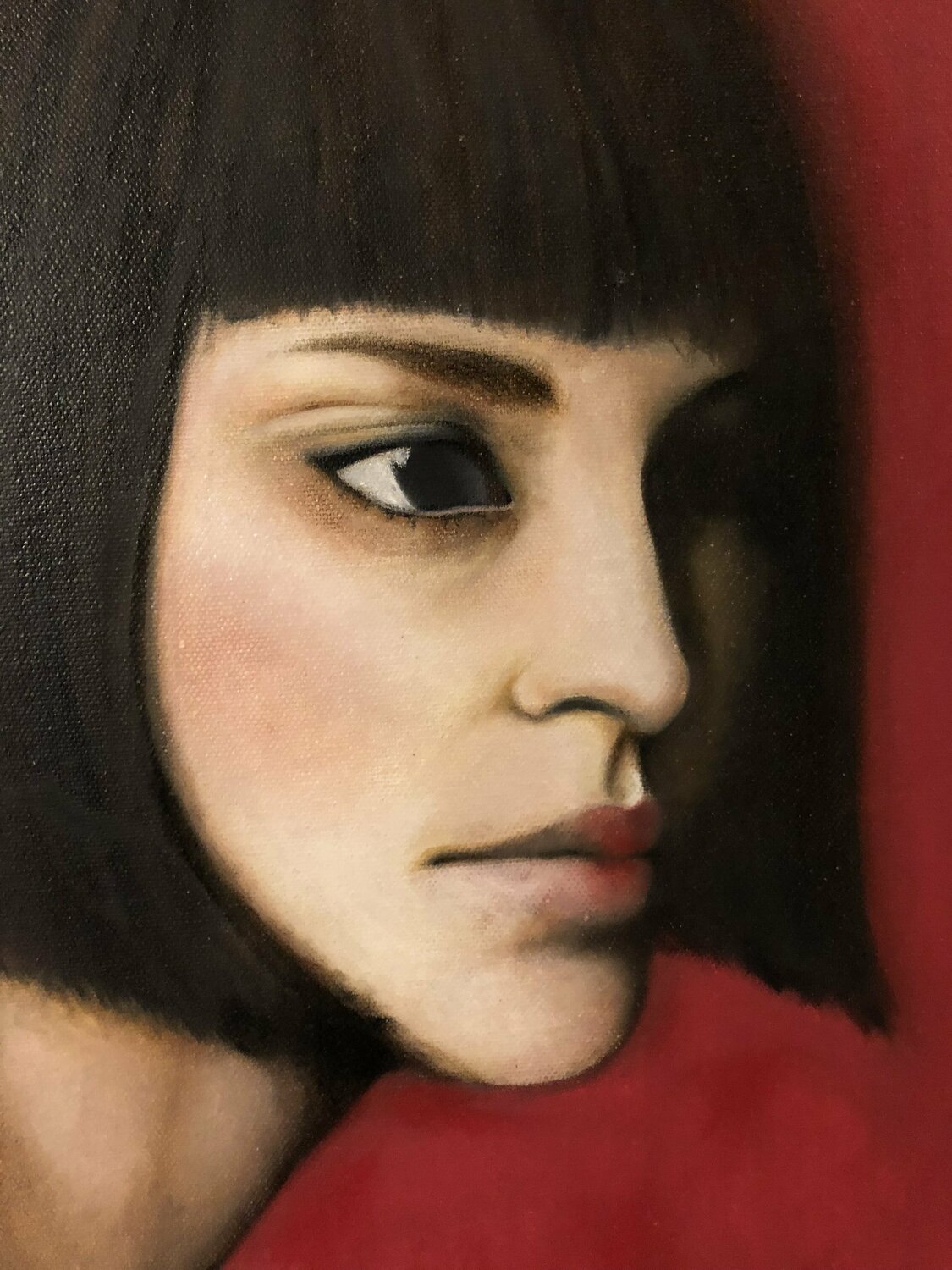 In uno sguardo by Natalie Cappello Wild (2022) : Painting Oil, Collage ...