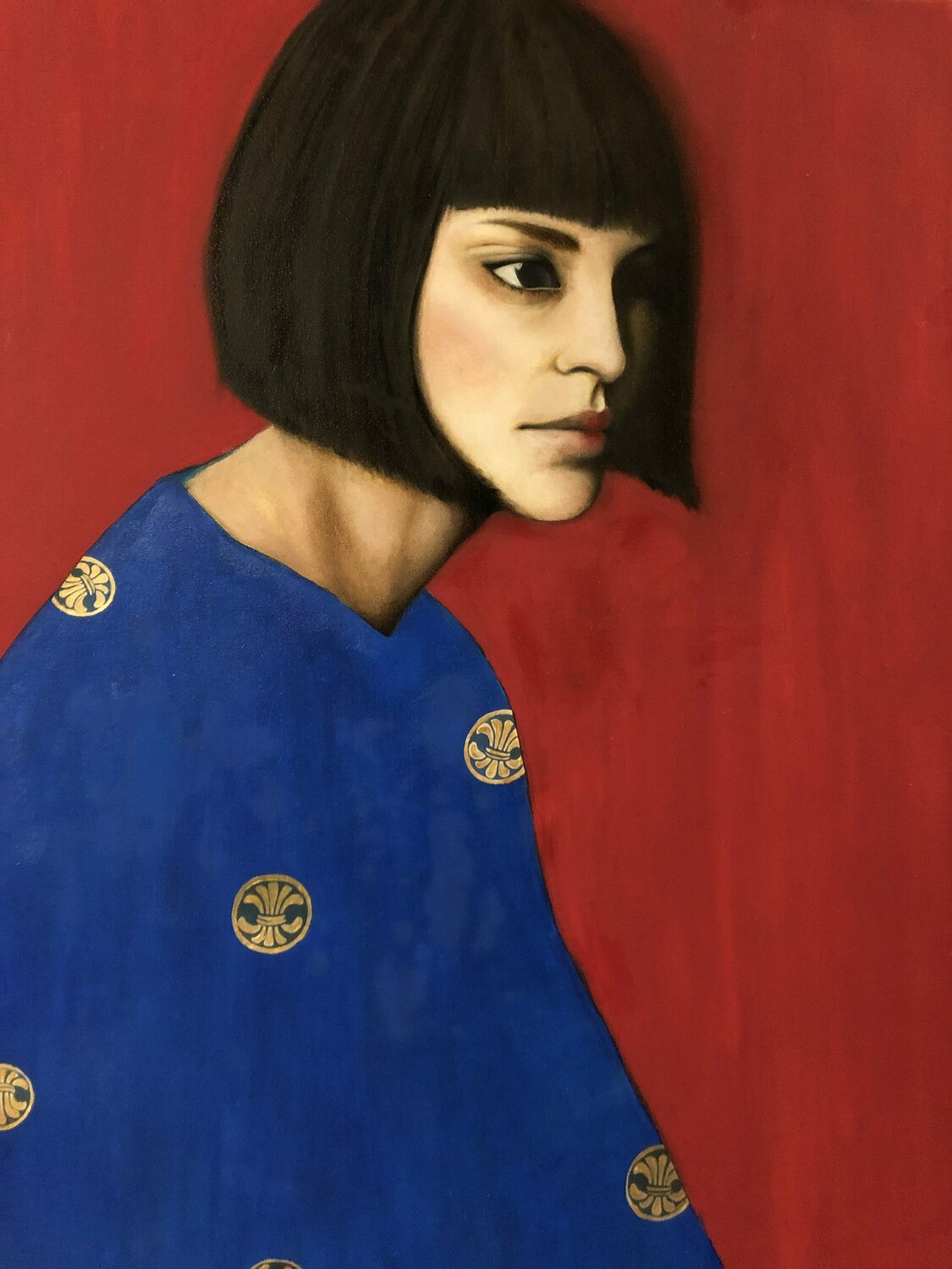 In uno sguardo by Natalie Cappello Wild (2022) : Painting Oil, Collage ...