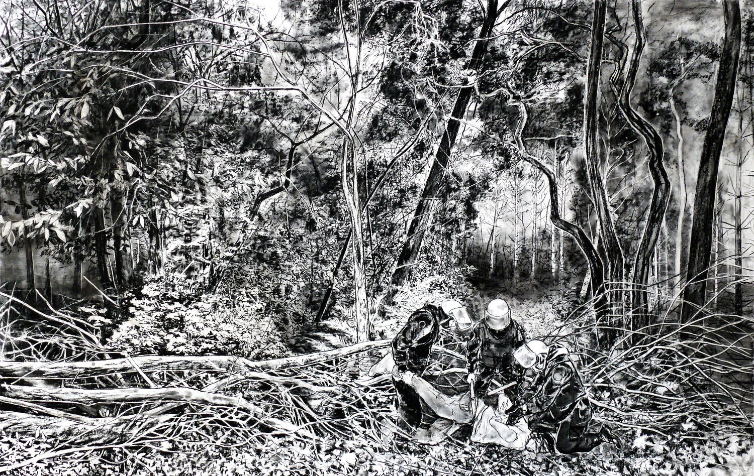 Tumult: The Messenger by Sebastiaan Verhees (2019) : Drawing Charcoal ...