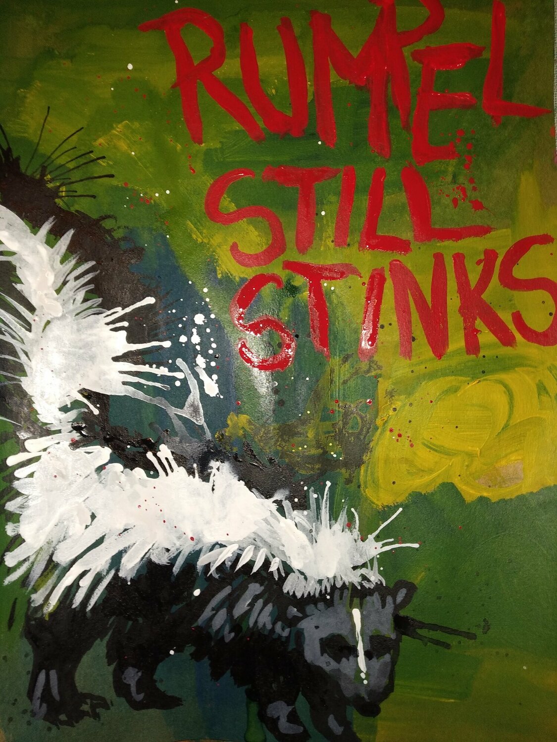 A tiger named Donkey by Maadol Mukherjee (2020) : Work on Paper Acrylic ...