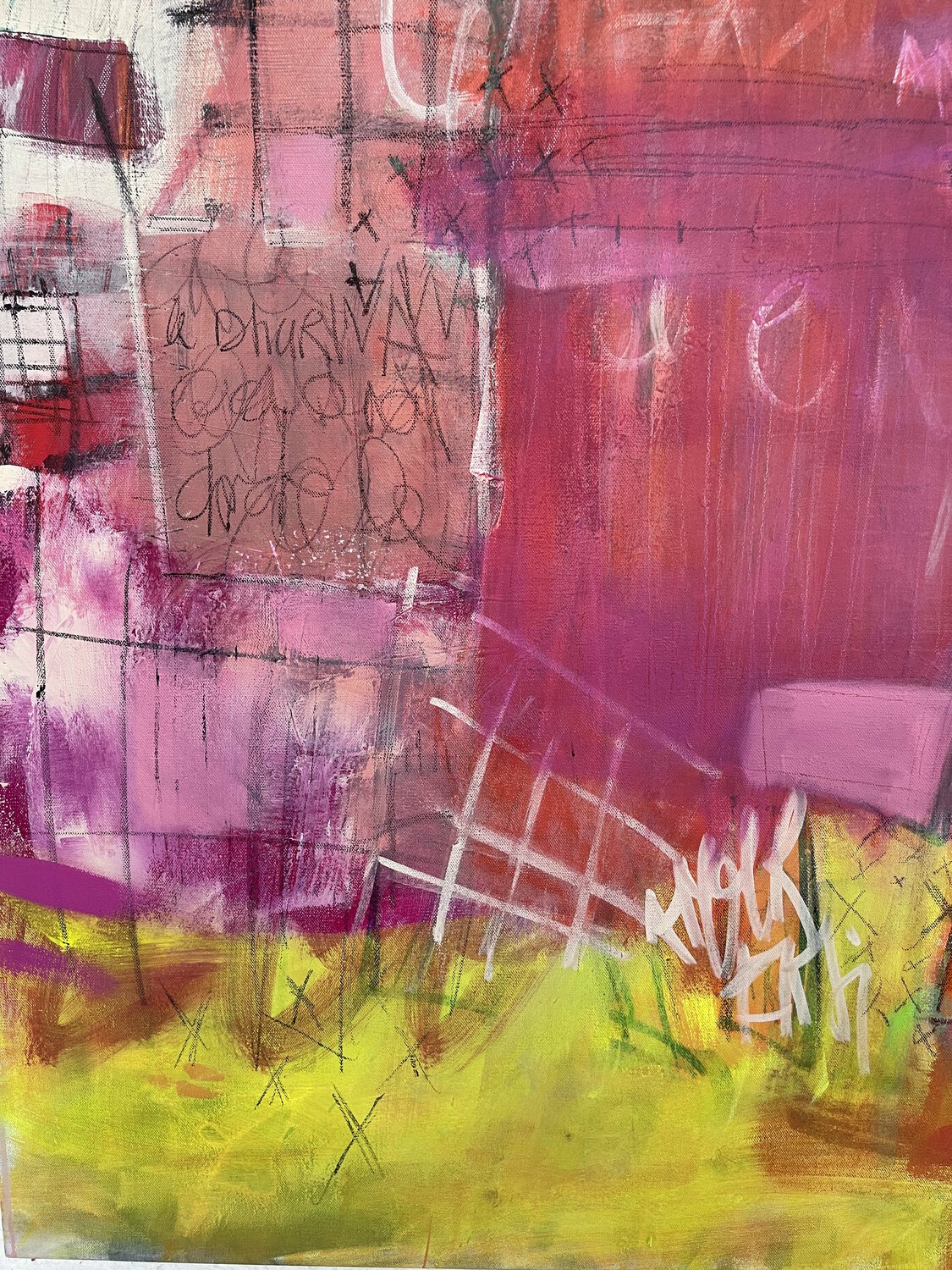 Amor Fati by Manaz Raiszadeh (2021) : Painting Acrylic, Pastel on ...