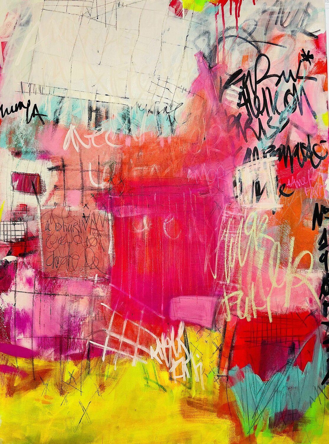 Amor Fati by Manaz Raiszadeh (2021) : Painting Acrylic, Pastel on ...