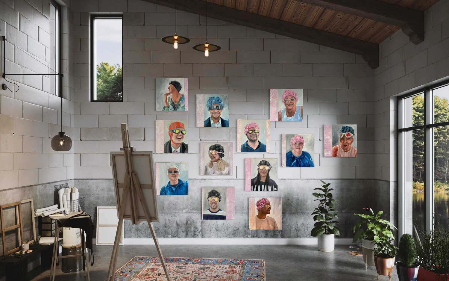 Tante Bel by Maria-Isabel Brandis (2025) : Painting Oil, Graffiti on ...