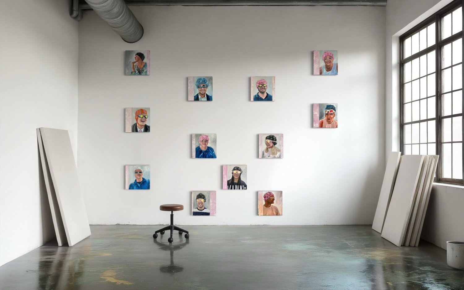 Tante Bel by Maria-Isabel Brandis (2025) : Painting Oil, Graffiti on ...