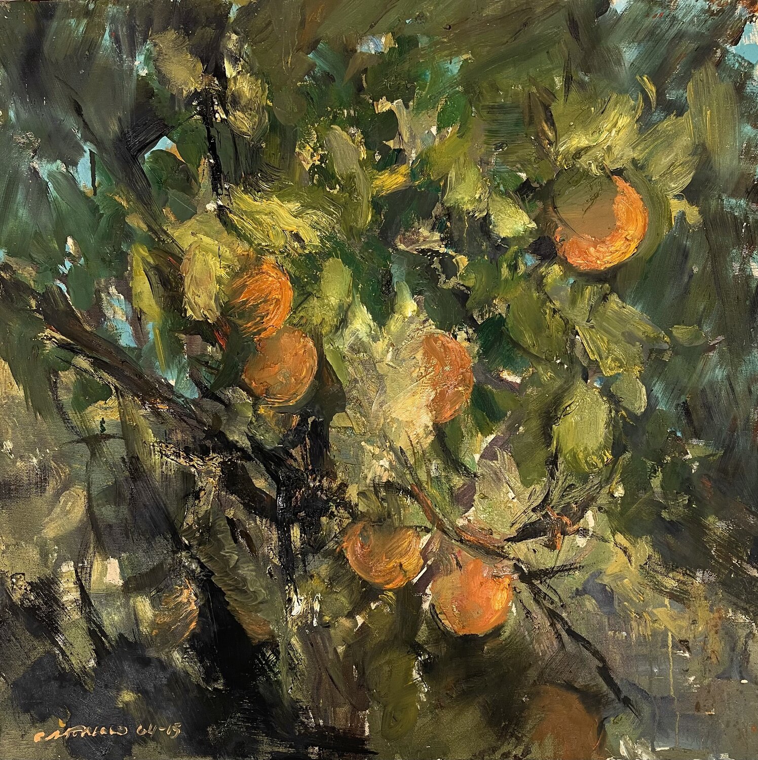 Rama de Naranjas by José Luis Castrillo (2015) : Painting Oil on Canvas ...