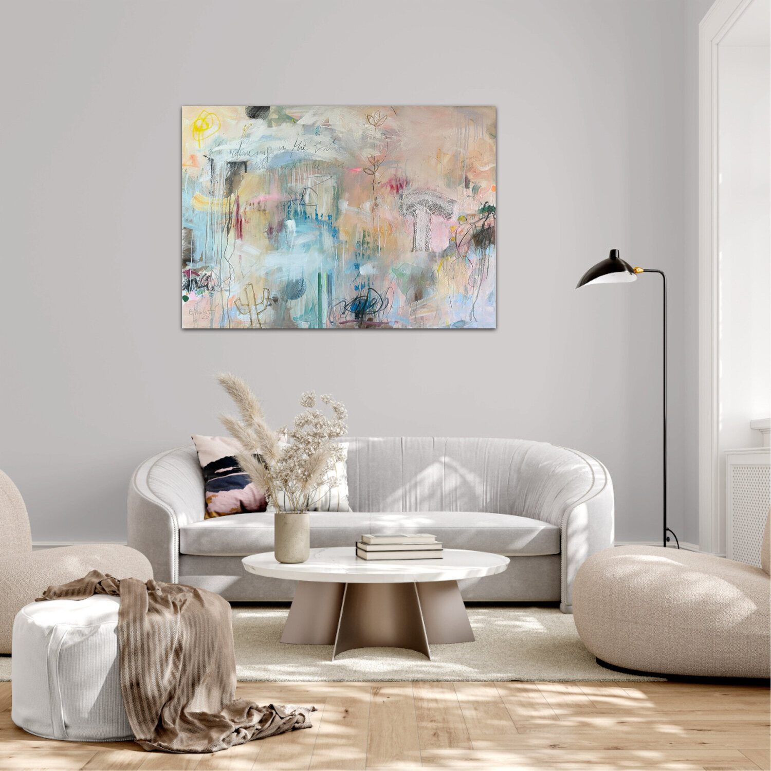 Dancing In The Rain No.1 by Bea Schubert (2026) : Painting Acrylic ...