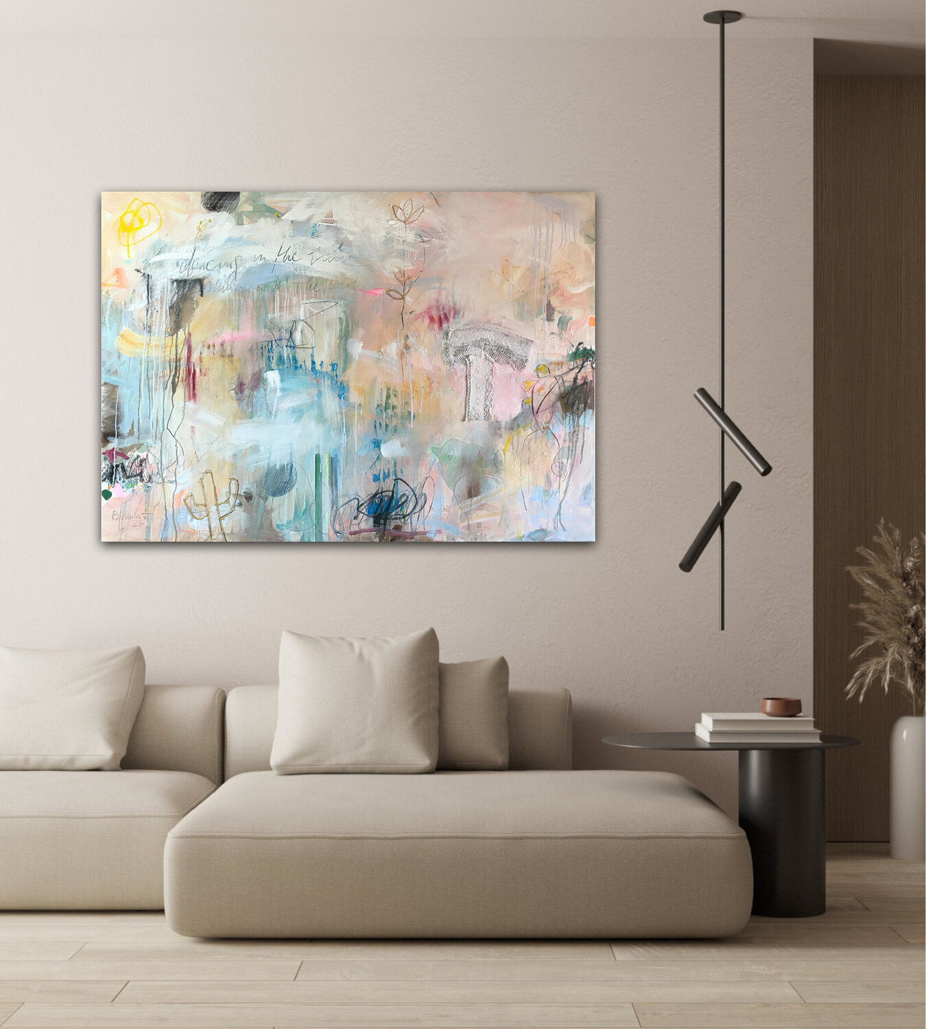 Dancing In The Rain No.1 by Bea Schubert (2026) : Painting Acrylic ...